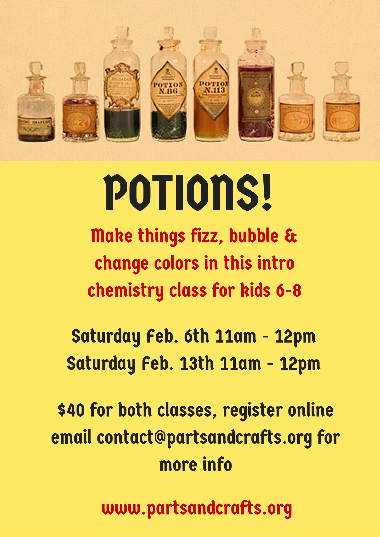 Potions! Intro Chemistry for kids [02/06/16]