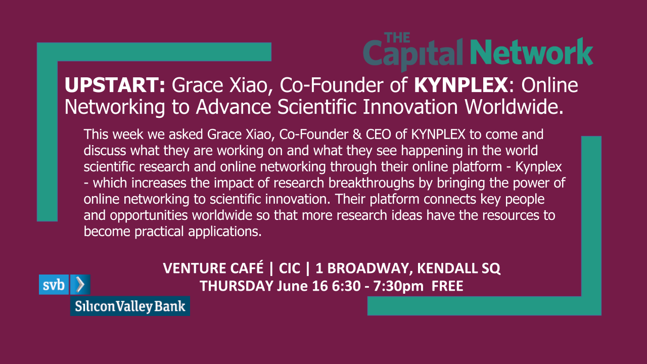 TCN UPSTART Roundtable with Grace Xiao, Co-Founder of KYNPLEX: Online ...