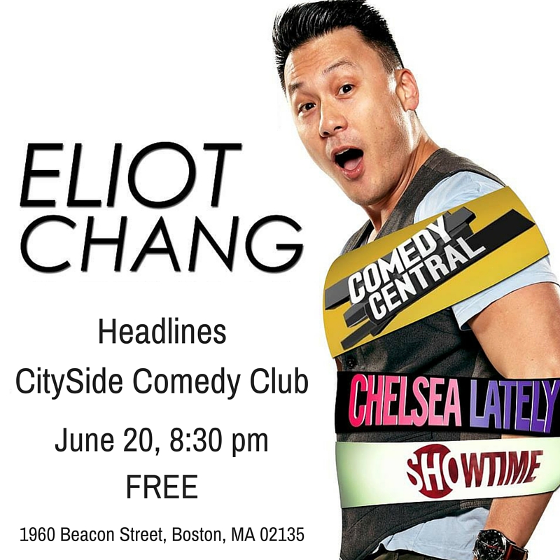 Eliot Chang Headlines CitySide Comedy Club [06/20/16]