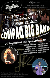 20-Piece Compaq Big Band with Vocalists Rebecca Hall and Ed Scheer at ...