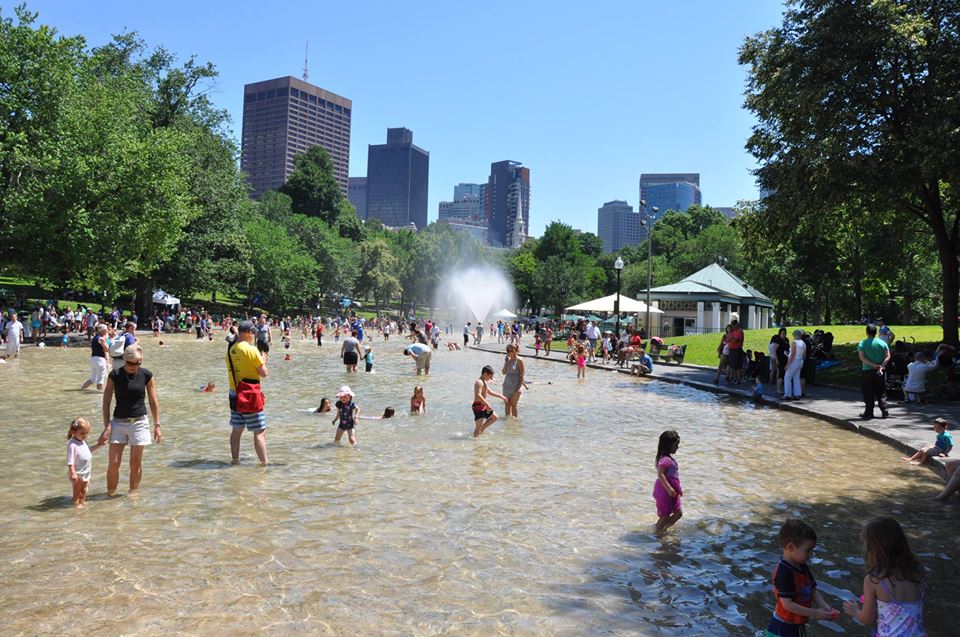 Frog Pond Spray Pool Opening Day [06/24/16]