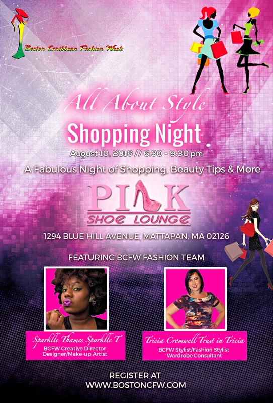 Boston Caribbean Fashion Week All About Style Shopping Night [08/10/16]