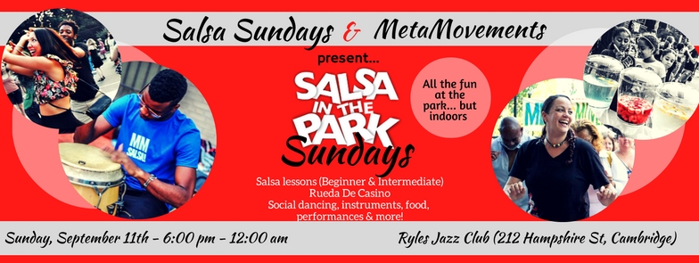 Salsa Sundays @ Ryles presents Salsa In The Park! [09/11/16]