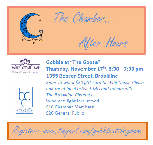 Network After Hours - Gobble at The Goose with Brookline Chamber [11/17/16]