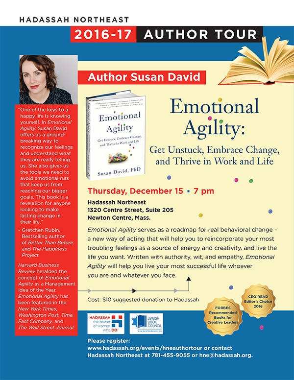 Author Tour with Susan David [12/15/16]