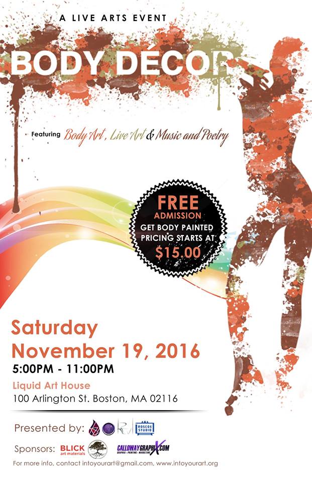 A Live Arts Event: BODY DÉCOR [11/19/16]