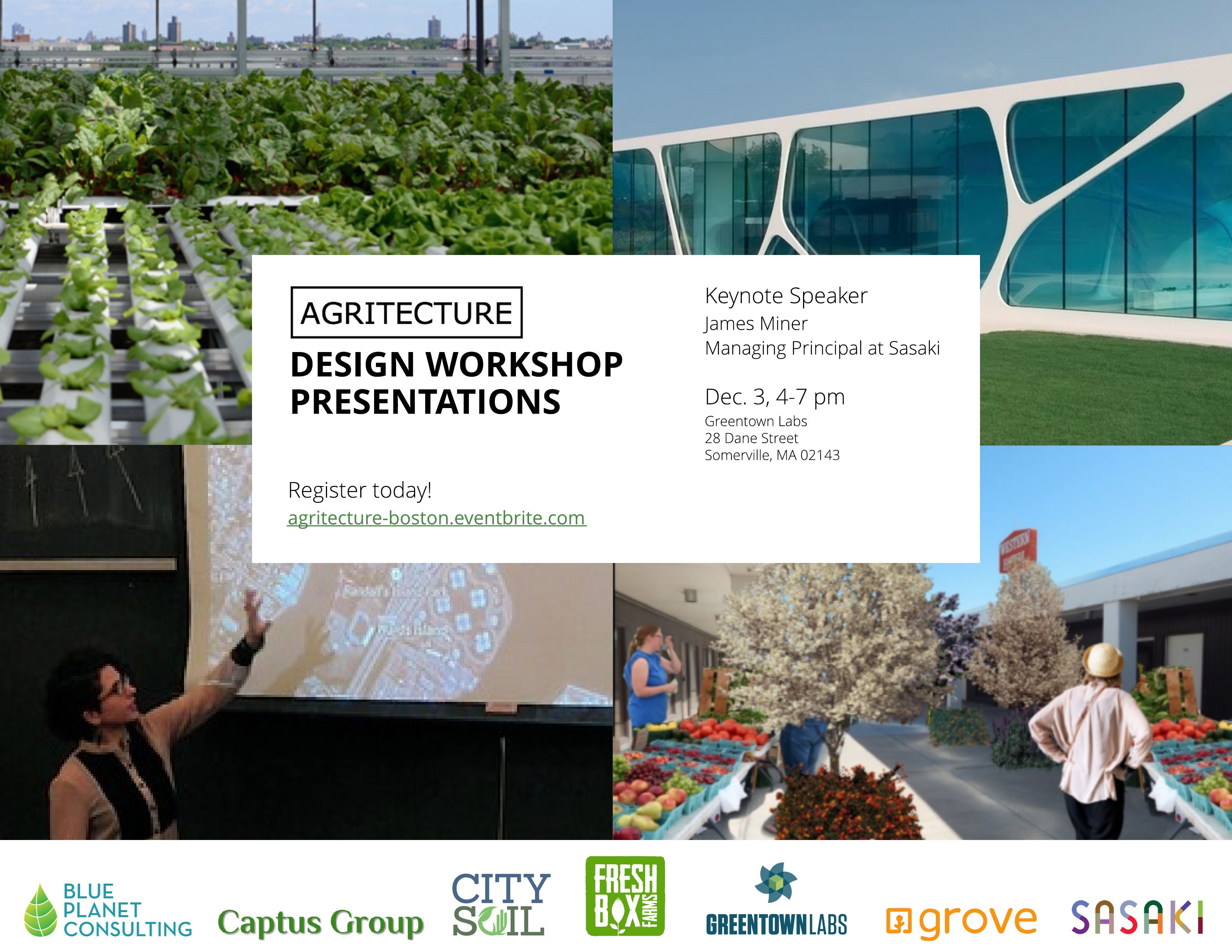 Agritecture Design Workshop - Team Presentations, Tours, Keynotes ...