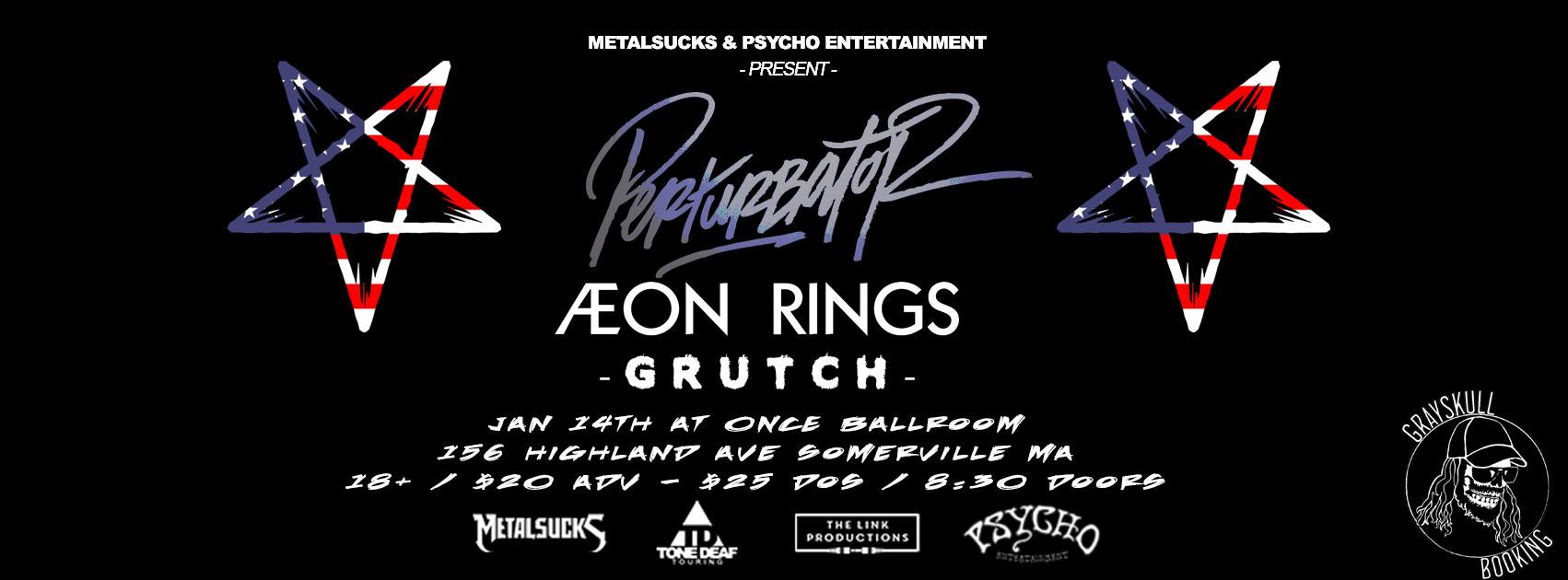 Perturbator (Boston Debut) / Aeon Rings / Grutch [01/14/17]