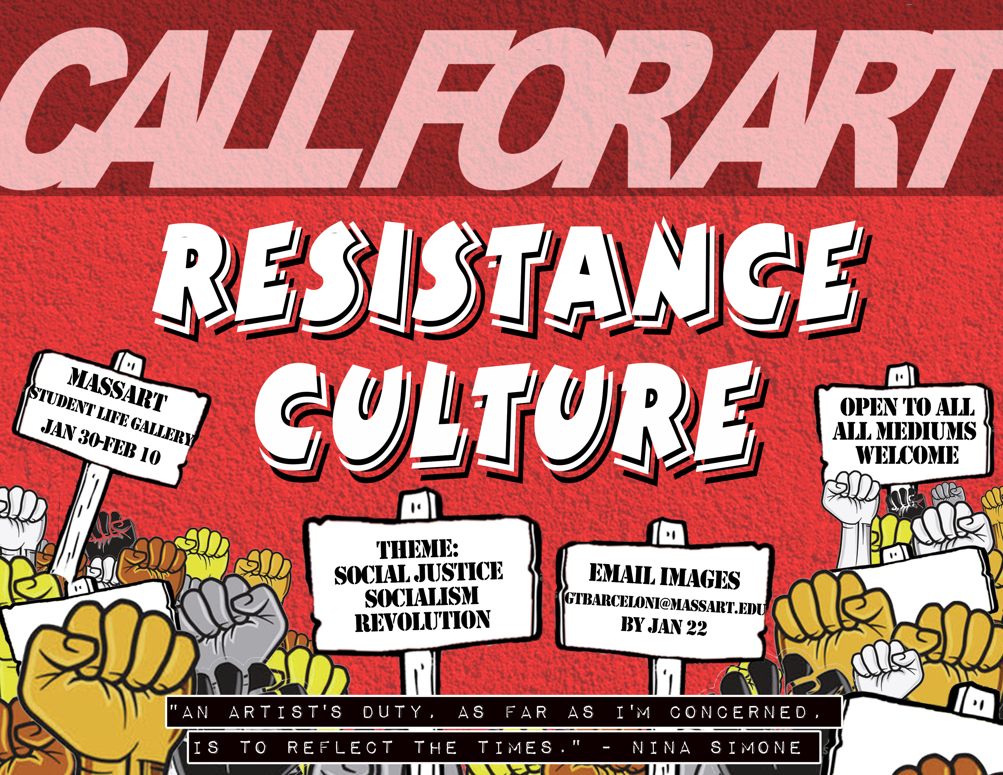 Resistance Culture: an Art Show for Revolutionaries [01/30/17]