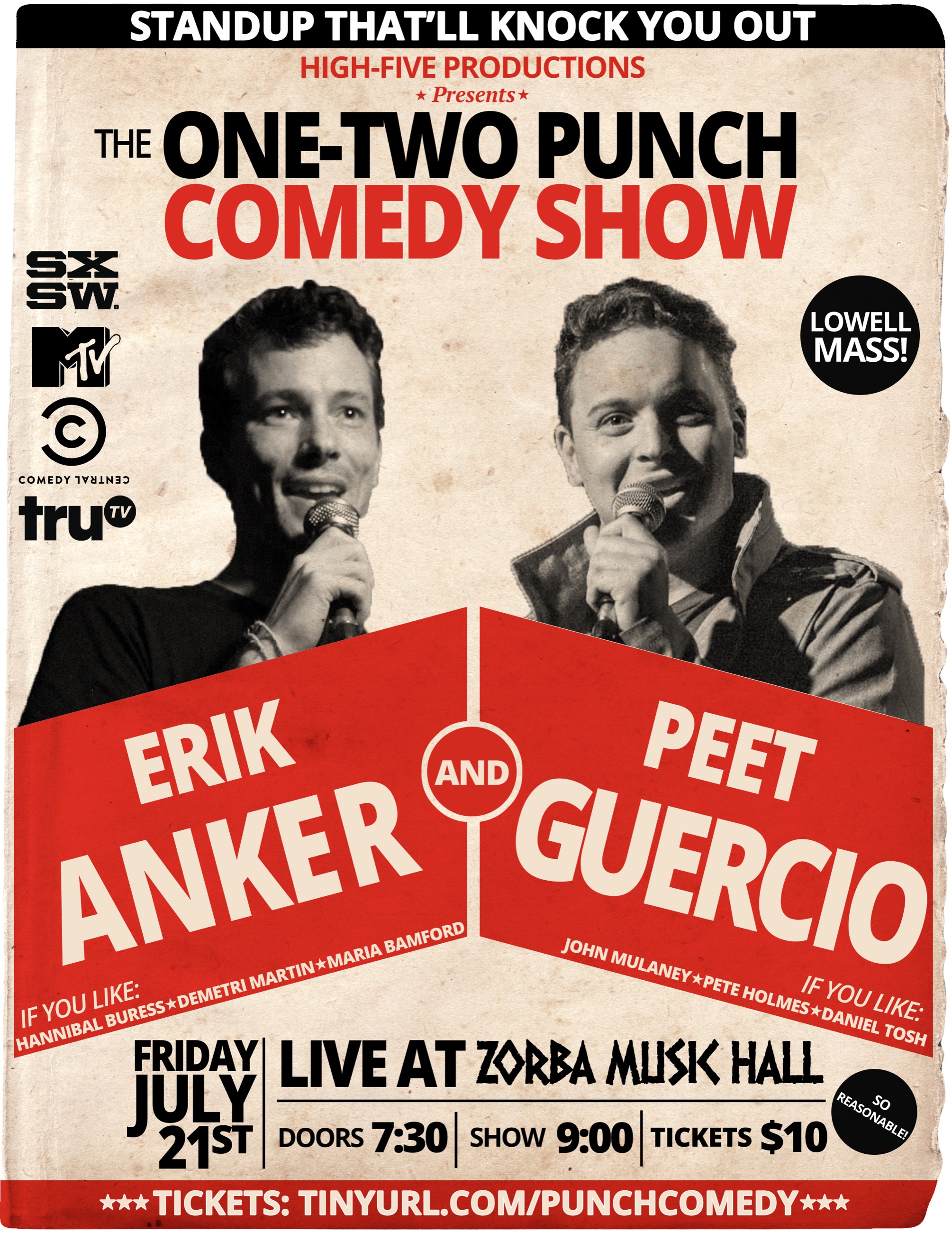 One-Two Punch Comedy Show [07/21/17]