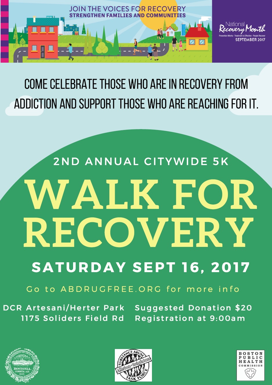 2nd Annual Citywide Walk for Recovery [09/16/17]