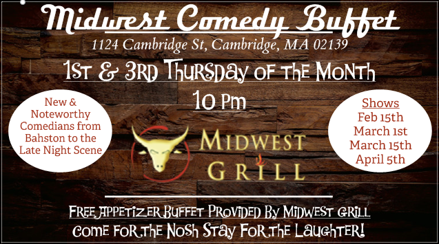 Midwest Comedy Buffet Presents Valentine's Take Two [02/15/18]