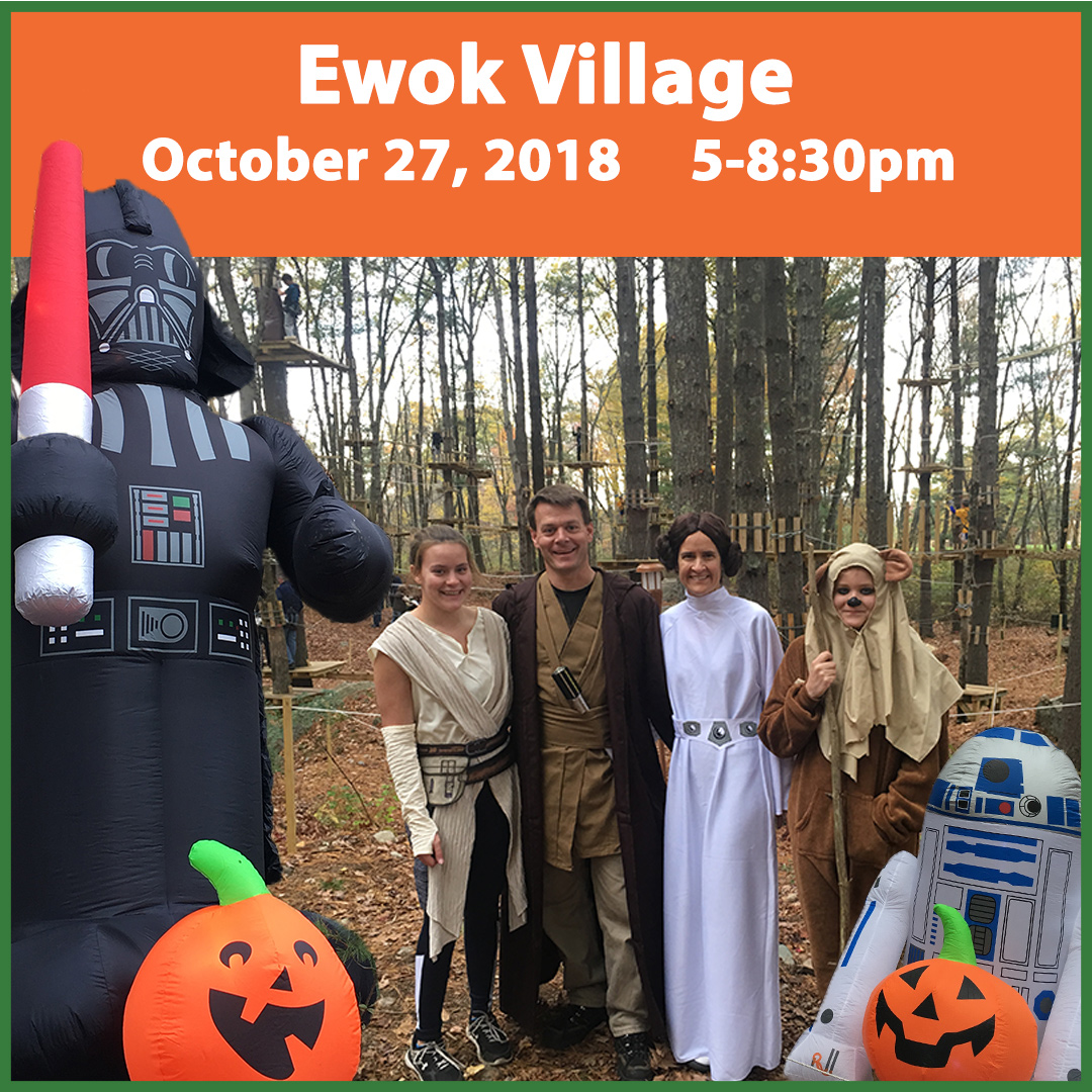 Ewok Village Night at TreeTop Aventures [10/28/18]