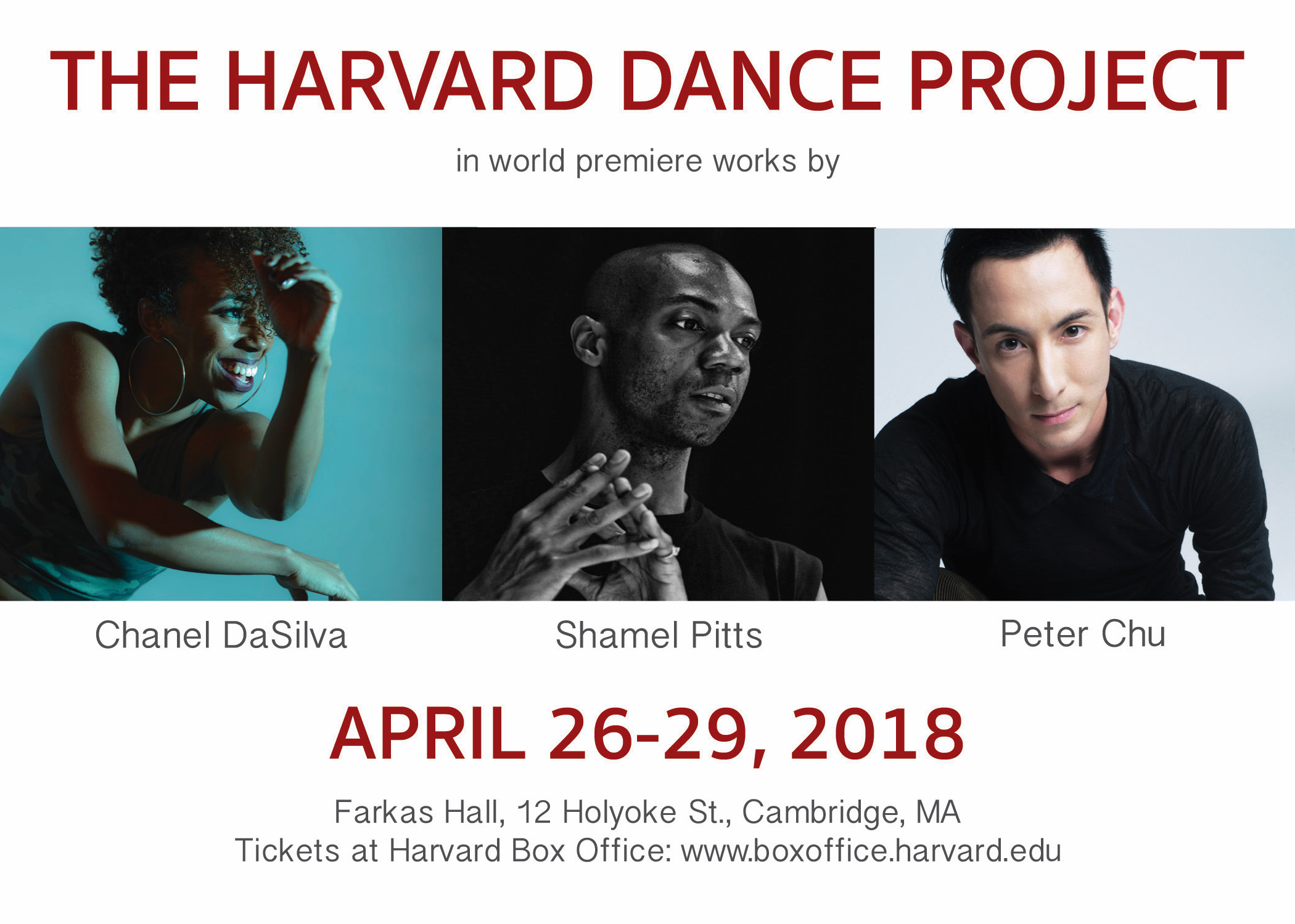 Harvard Dance Project Spring 2018 Performances [04/26/18]
