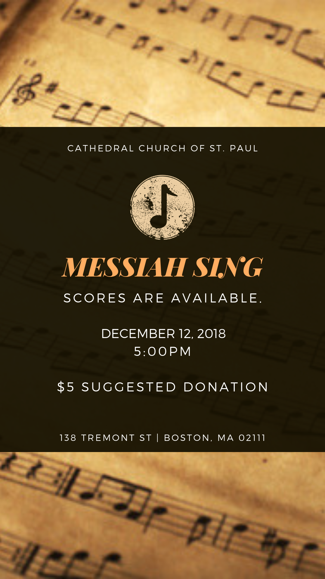 Messiah Sing [12/12/18]