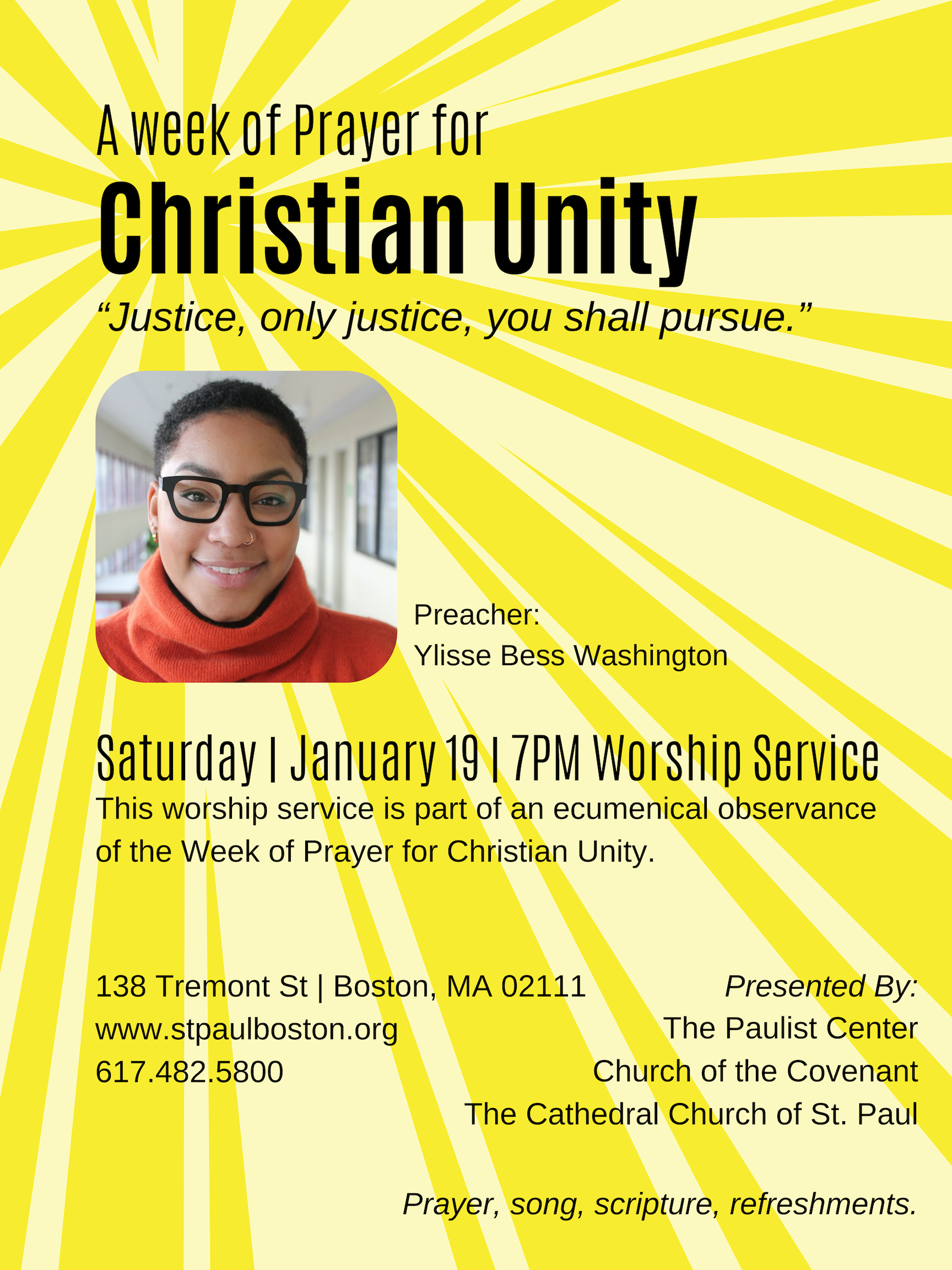 A Week of Prayer for Christian Unity [01/19/19]