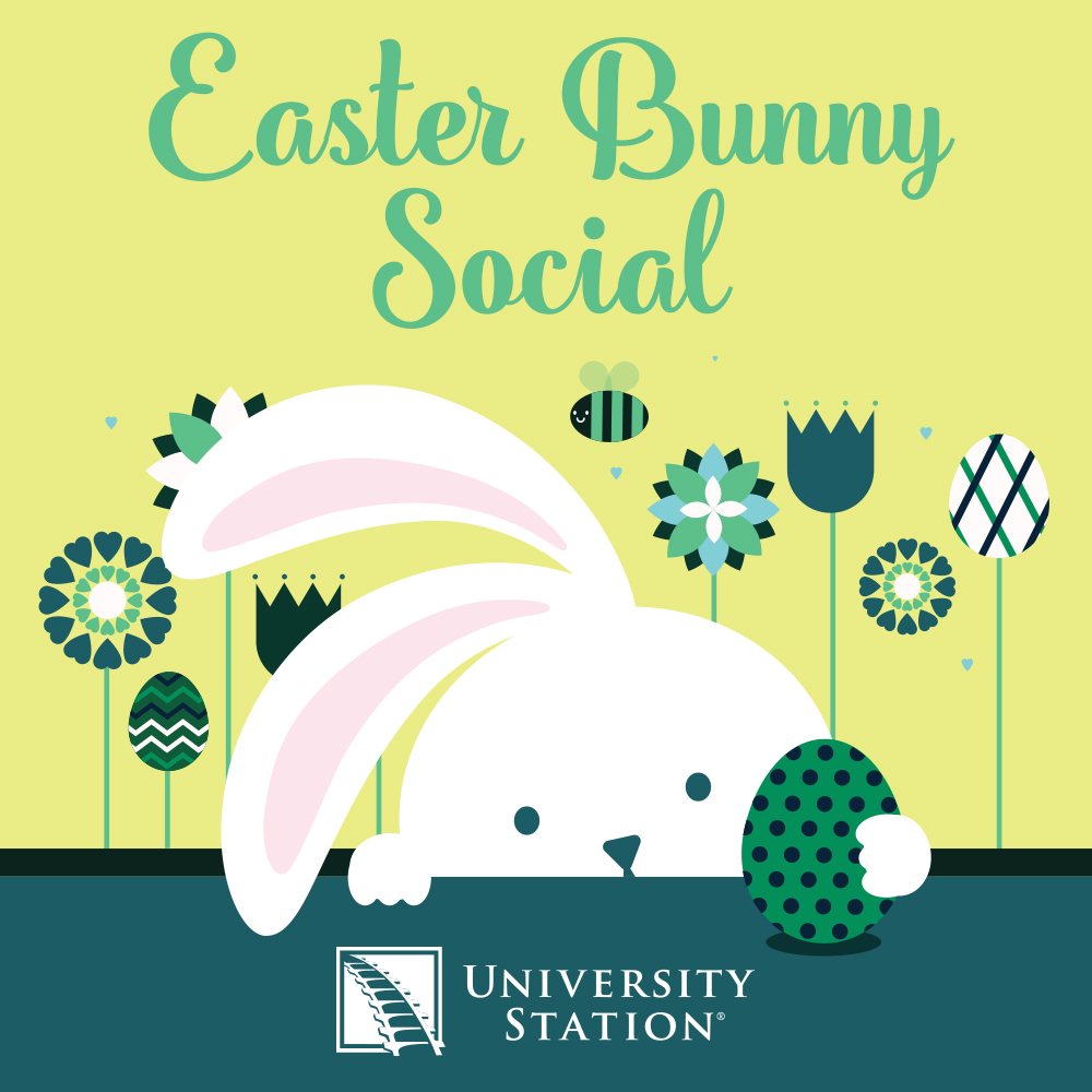Easter Bunny Social at University Station [04/17/19]