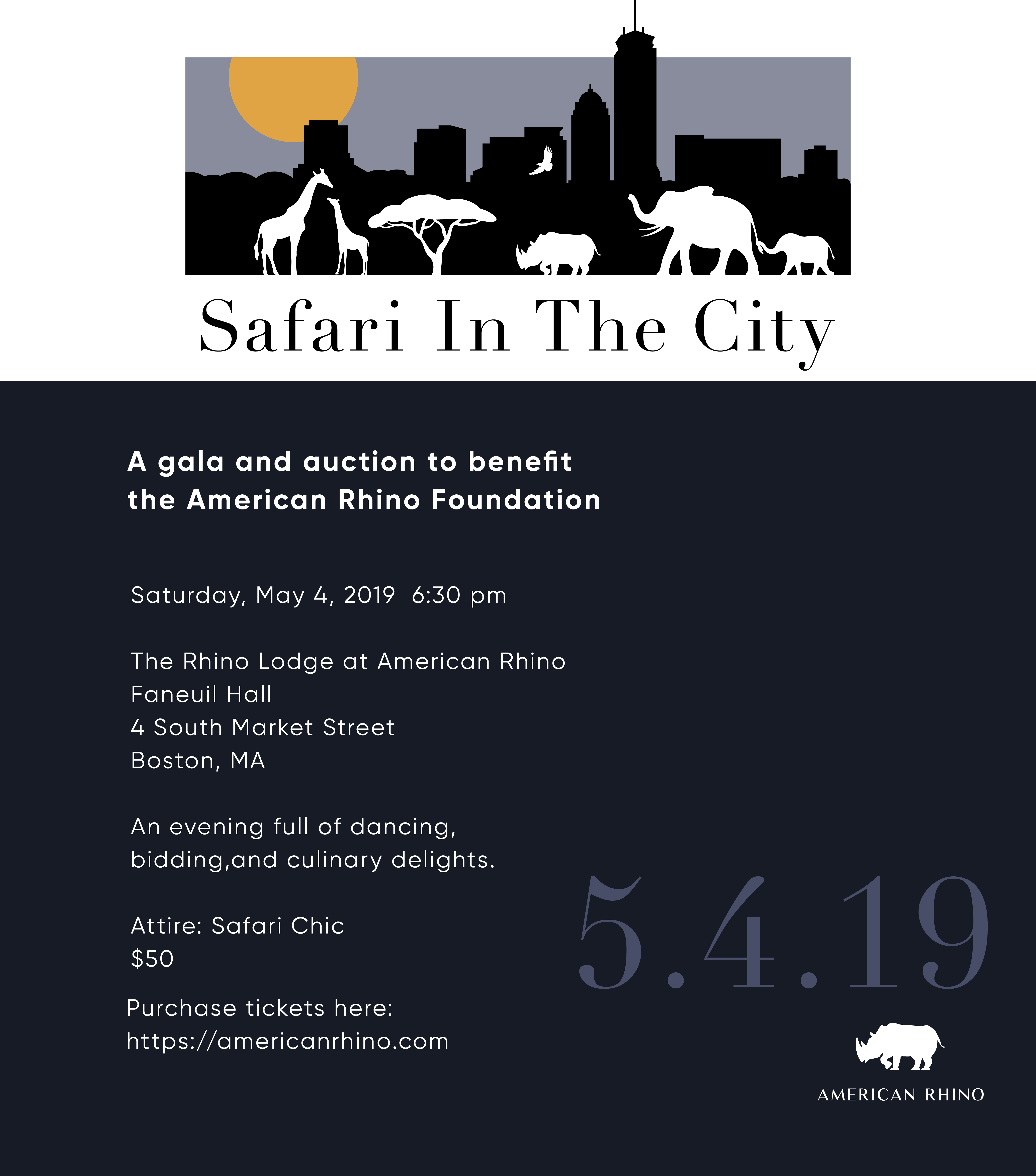 Safari in the City Live Auction & Charity Gala [05/04/19]