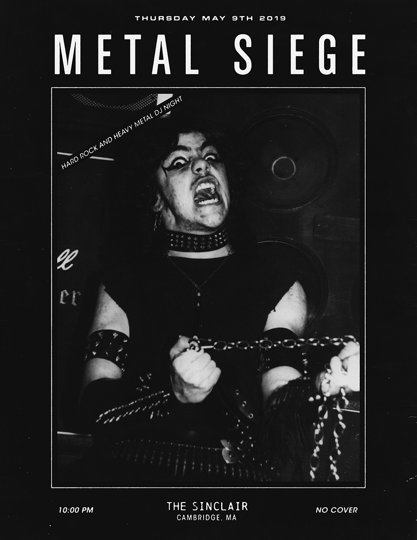 Metal Siege - Hard Rock and Heavy Metal DJ Night [05/09/19]