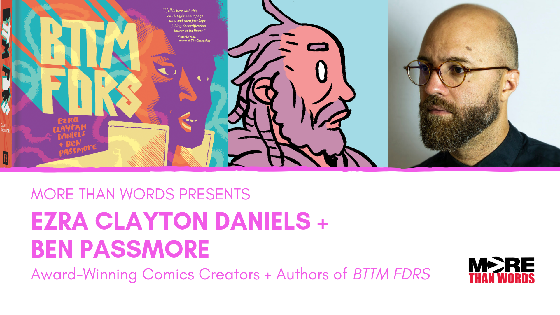 Book Talk with Comics Creators Ezra Claytan Daniels + Ben Passmore [05 ...