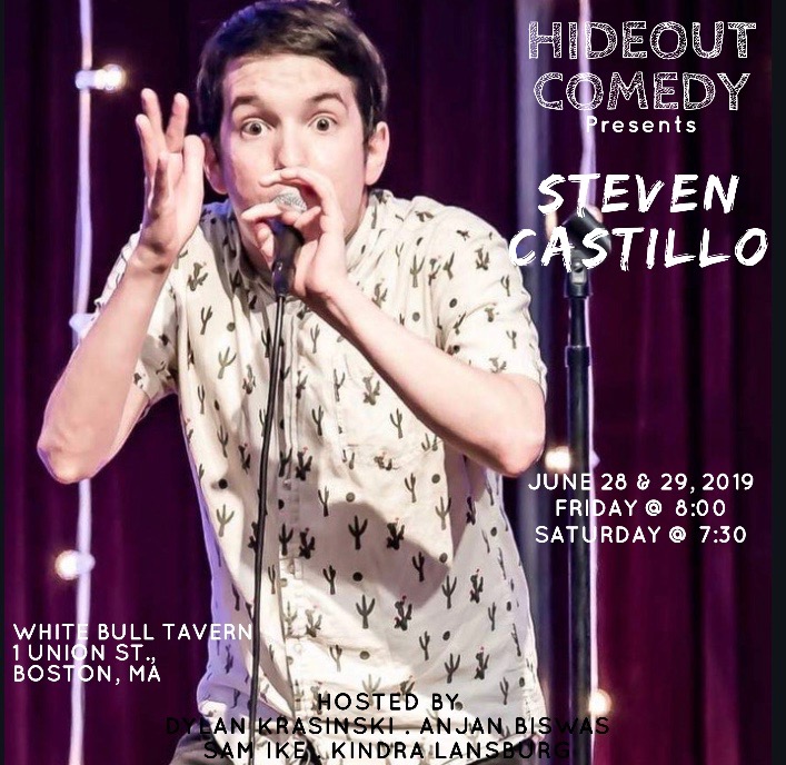 Hideout Comedy presents SNL's Steven Castillo! [06/29/19]