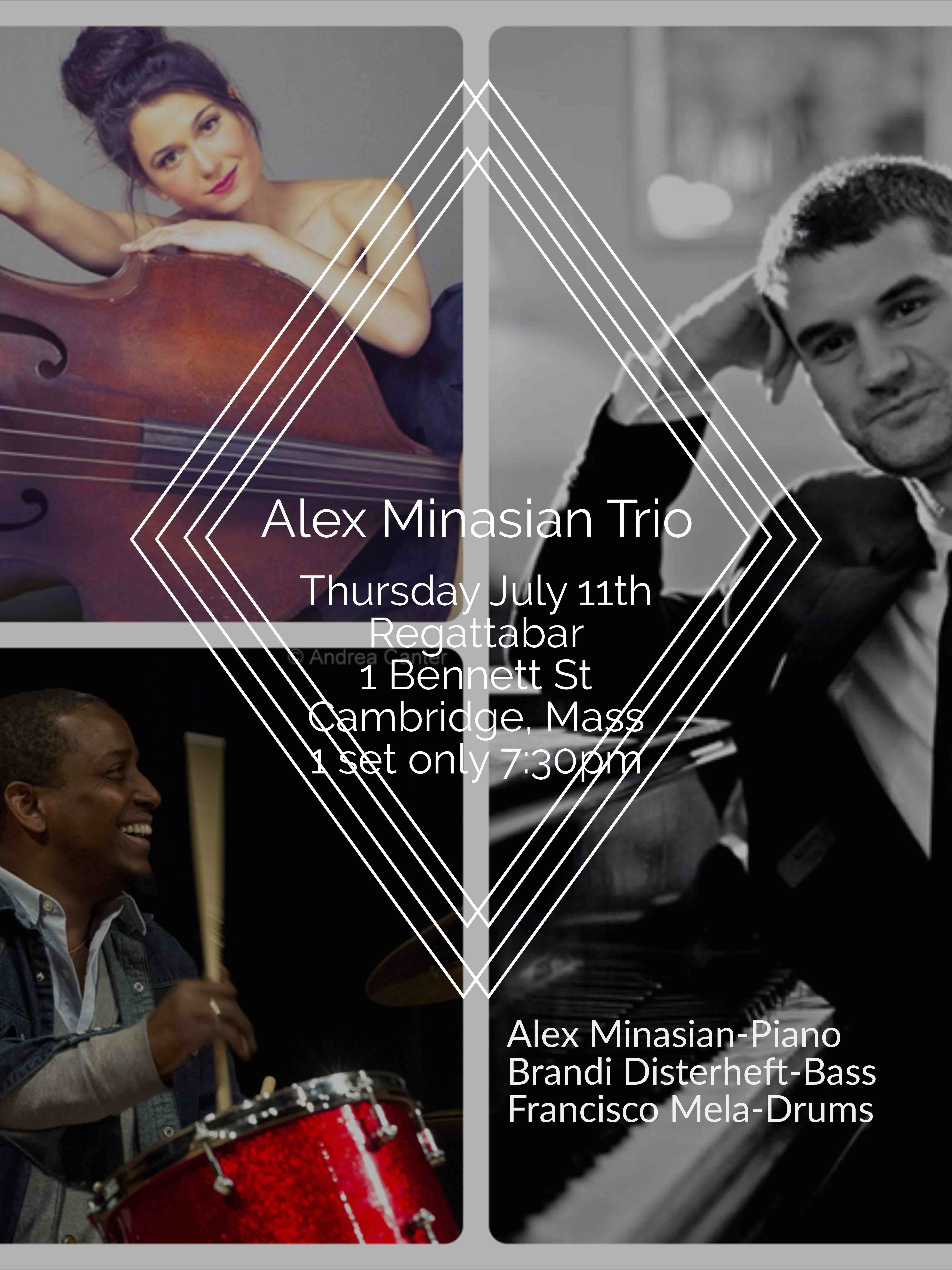 Alex Minasian Trio at the Regattabar [07/11/19]