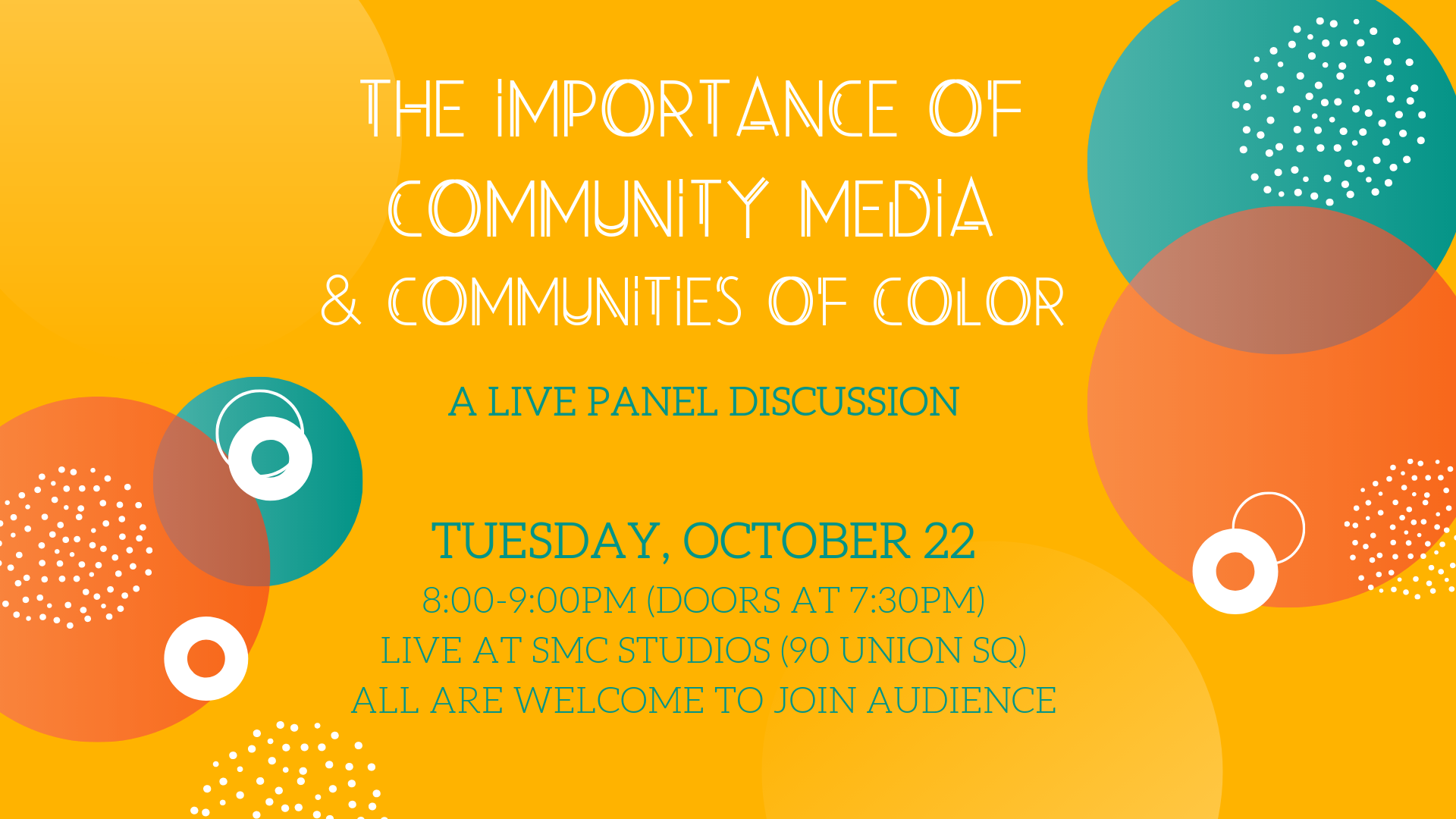 “The Importance of Community Media & Communities of Color” Panel ...
