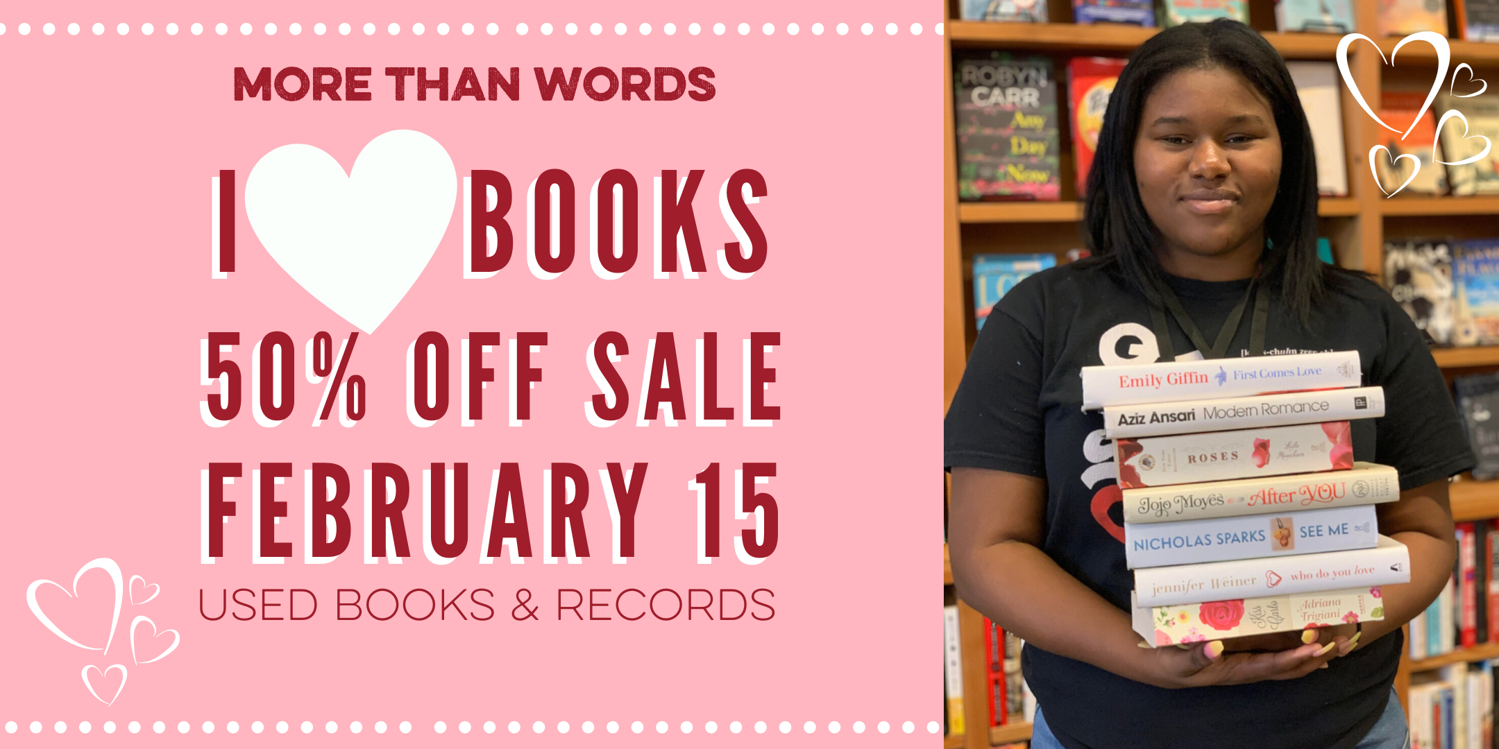 I Heart Books Half-Off Sale [02/15/20]