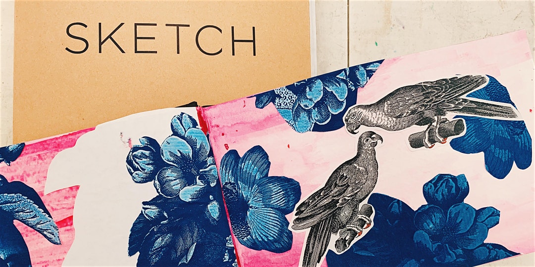 Develop Your Sketchbook Demo + Workshop: Ink and Collage [02/18/20]