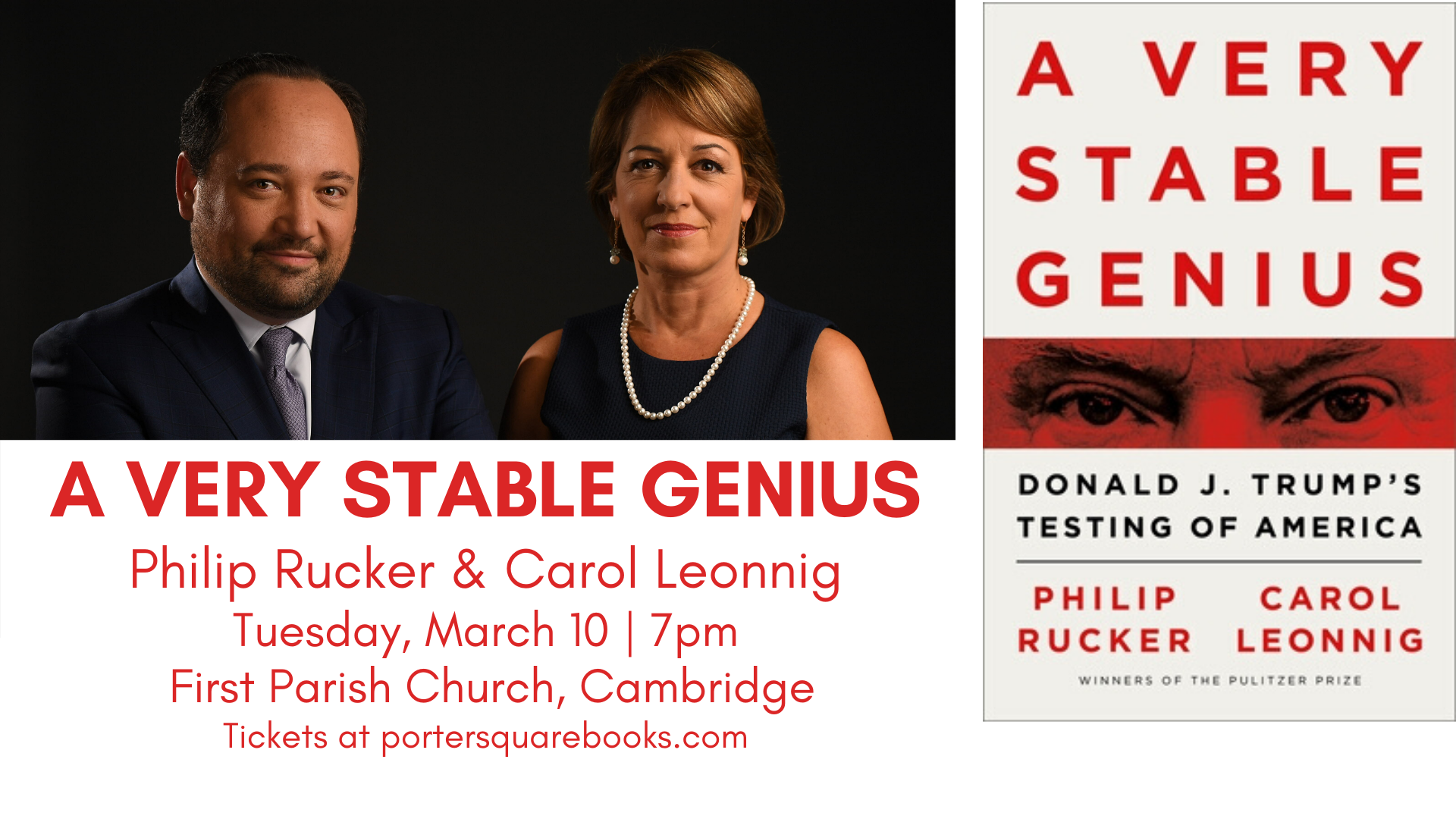 Carol Leonnig and Philip Rucker, A Very Stable Genius [03/10/20]