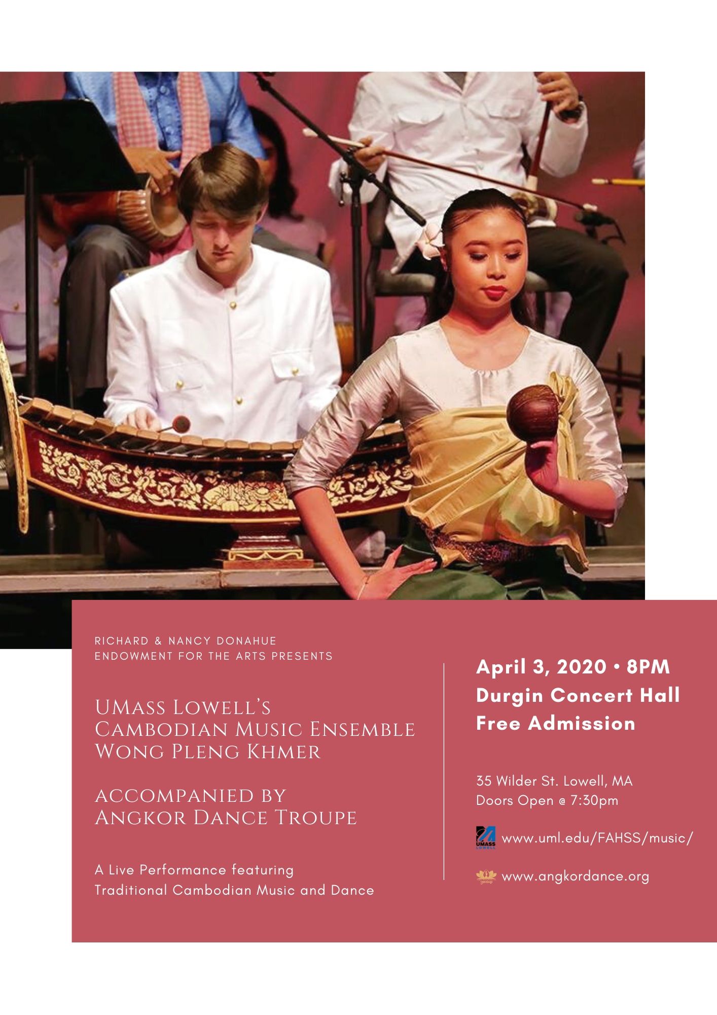 Live Performance: Wong Pleng Khmer & Angkor Dance Troupe [04/03/20]