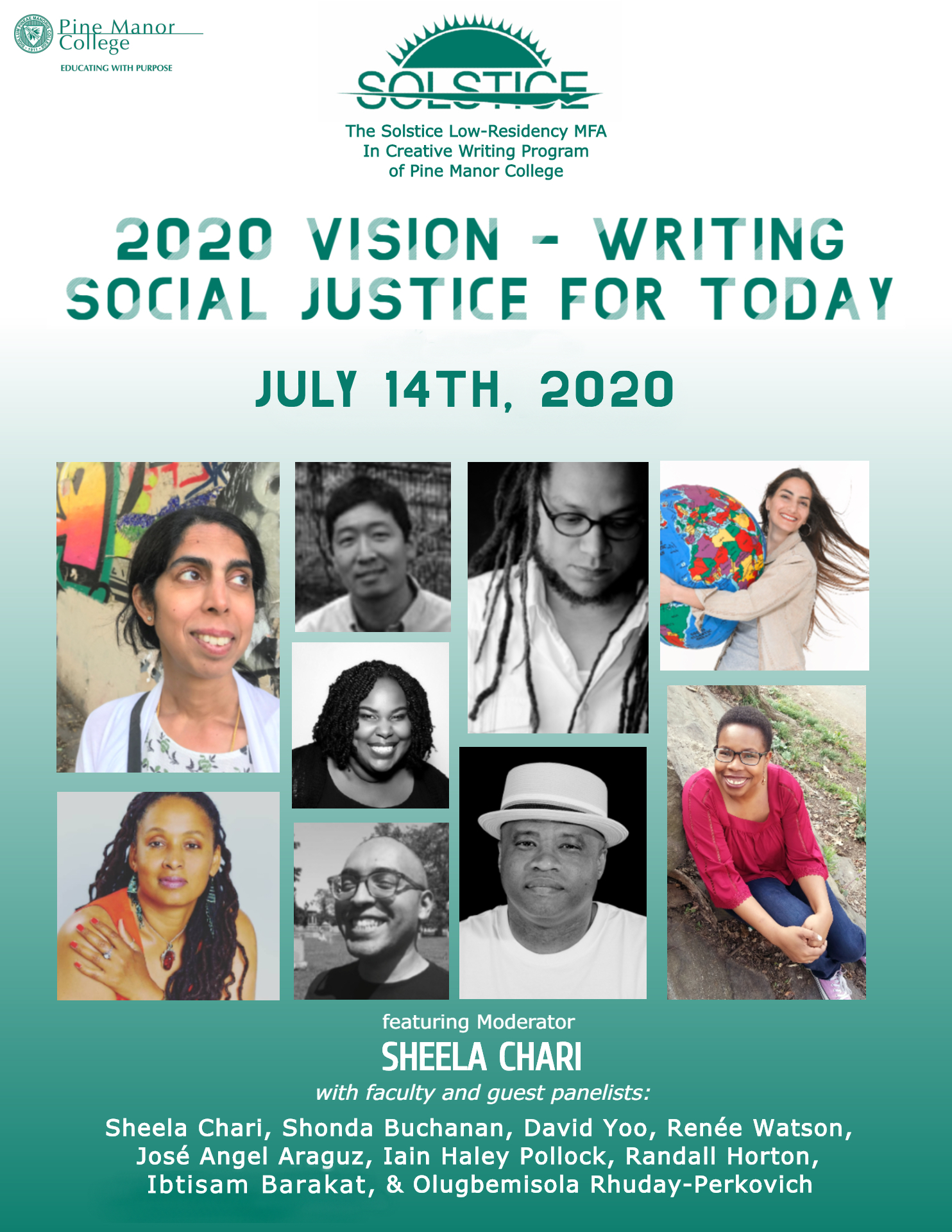 Online Panel: 2020 Vision – Writing Social Justice for Today [07/14/20]