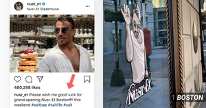 Nusr-Et Boston Opening Weekend (a "Salt Bae" restaurant) [09/18/20]