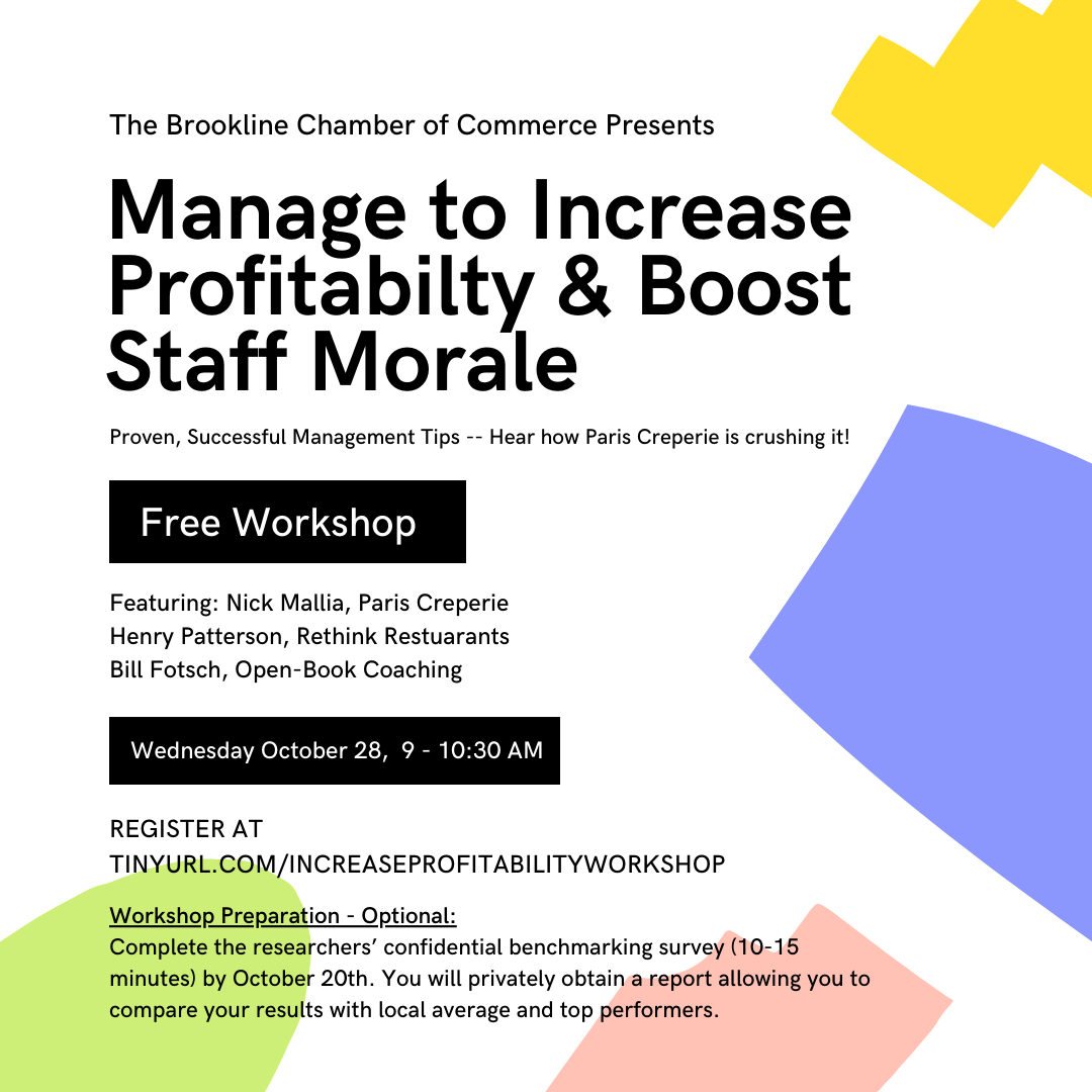 Manage to Increase Profitability & Boost Staff Morale [10/28/20]
