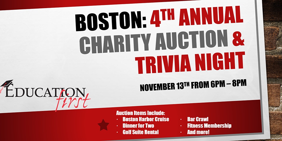 Charity Auction & Trivia Night (Virtual) [11/13/20]