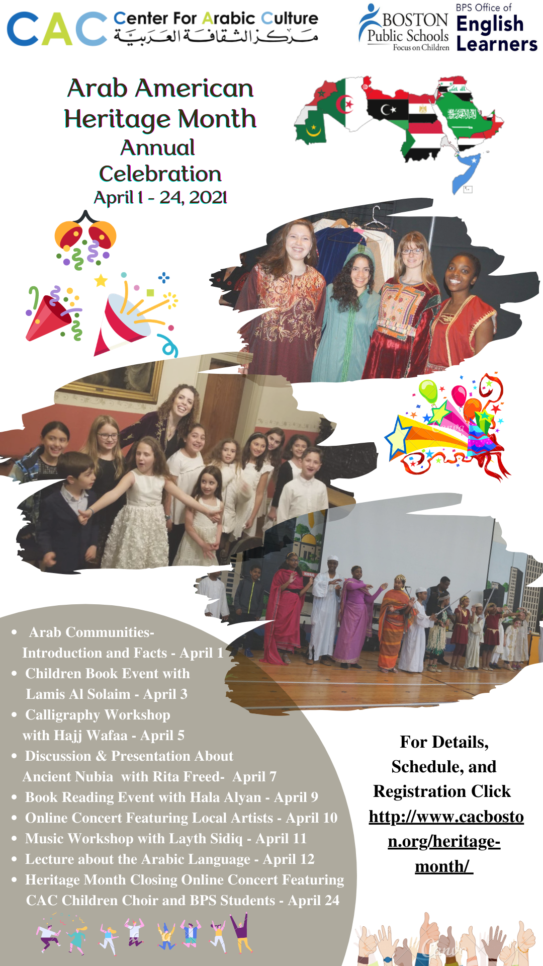 CAC Virtual 8th Annual Arab American Heritage Month Celebration [04/01/21]