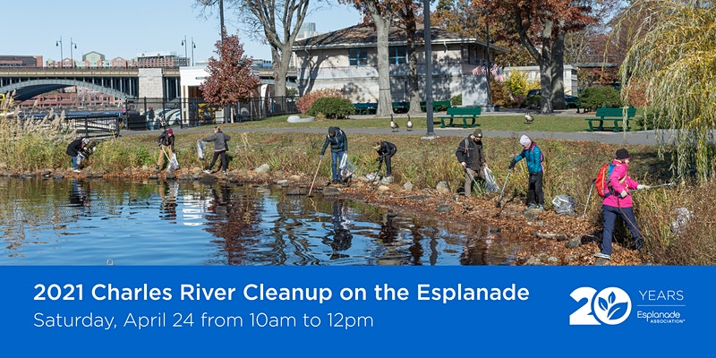 Charles River Cleanup on the Esplanade [04/24/21]