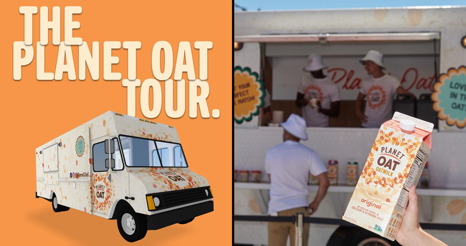 'Love is in the Oat' Boston: Free Planet Oat oatmilk treats popup [07 ...