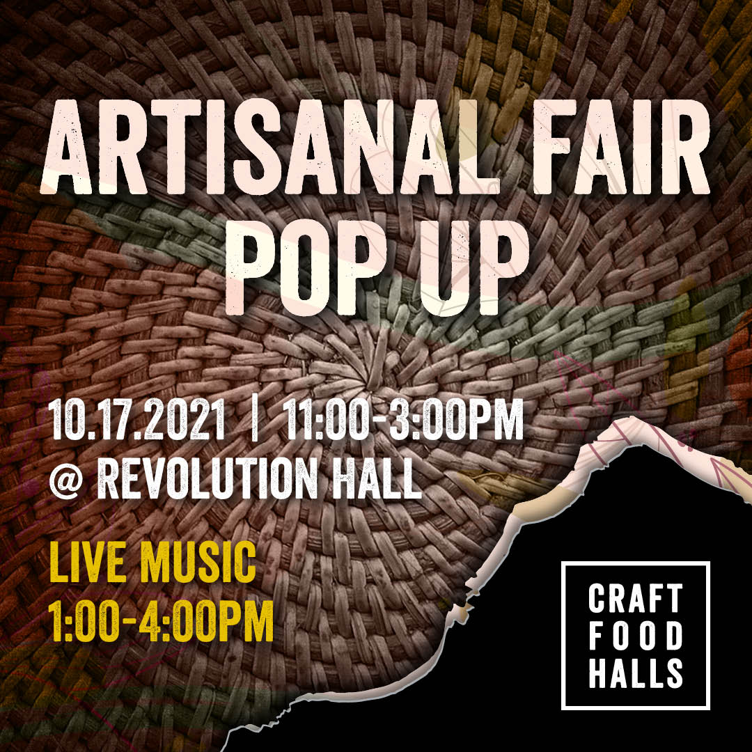 Artisanal Fair in the Beer Garden at Craft Food Halls [10/17/21]