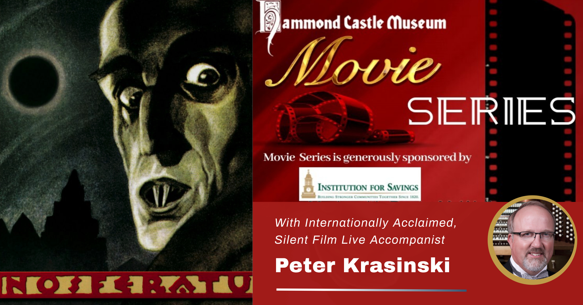 POSTPONED Silent Movie Nosferatu with Accompanist Peter Krasinski [10 ...