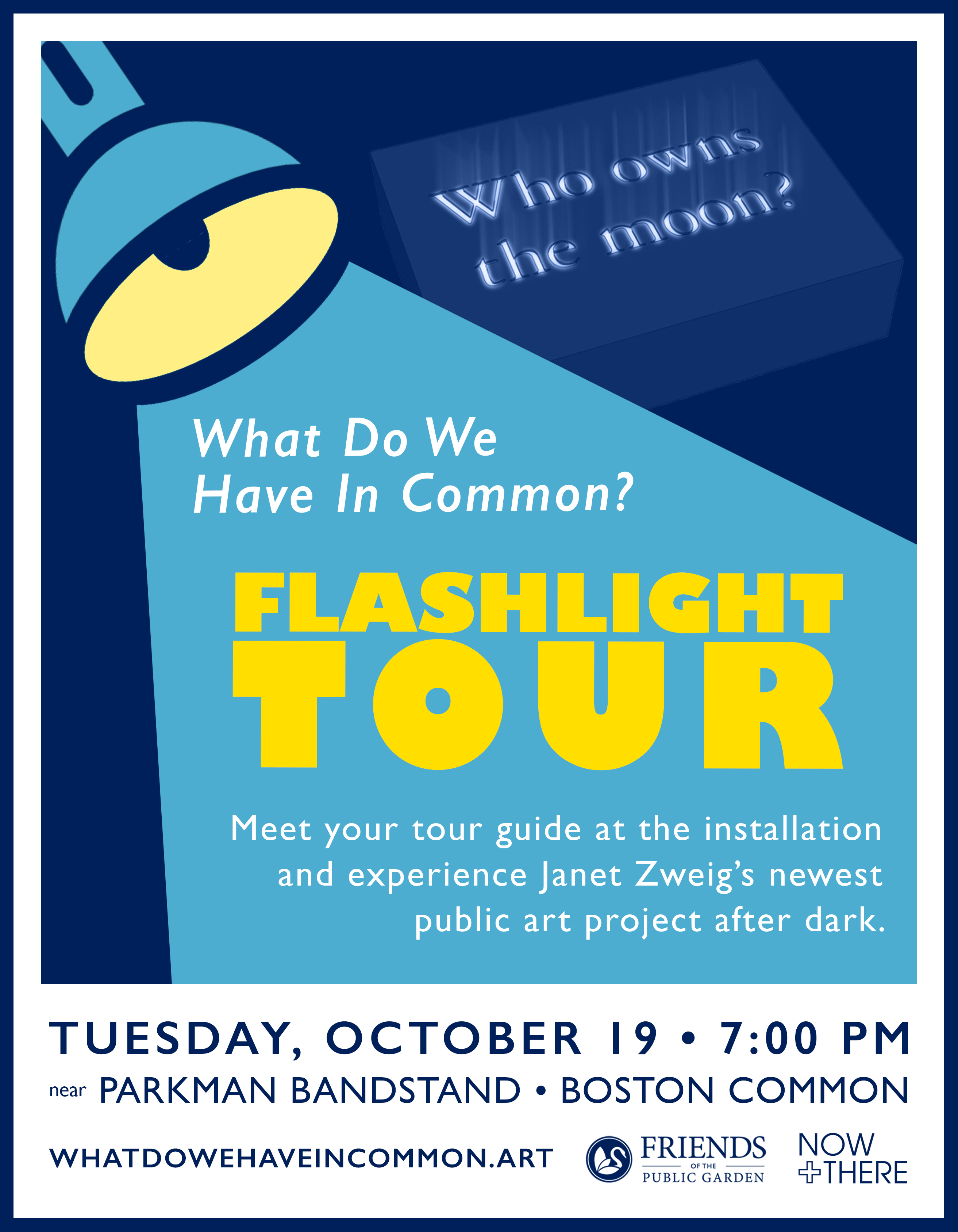 What Do We Have In Common? Flashlight Tour at the Boston Common [10/19/21]