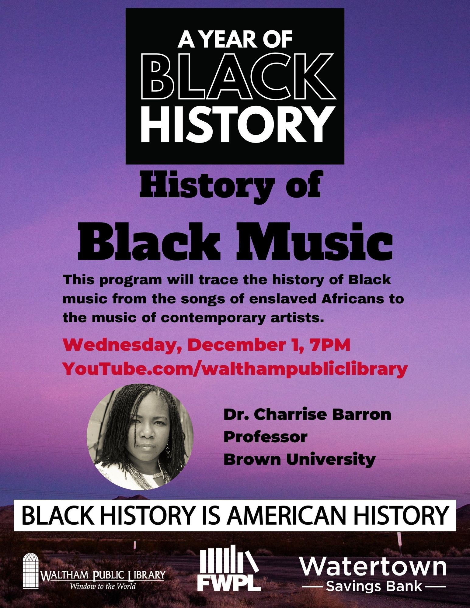 A Year of Black History: The History of Black Music [12/01/21]
