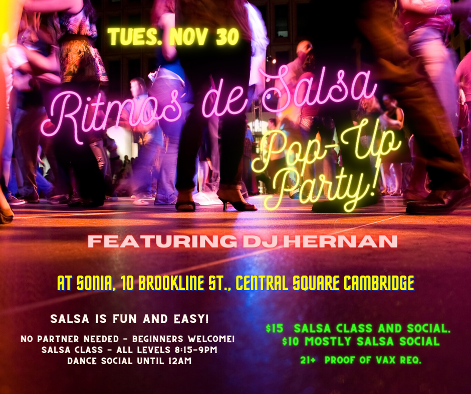 Ritmos de Salsa Pop-Up Party! [11/30/21]