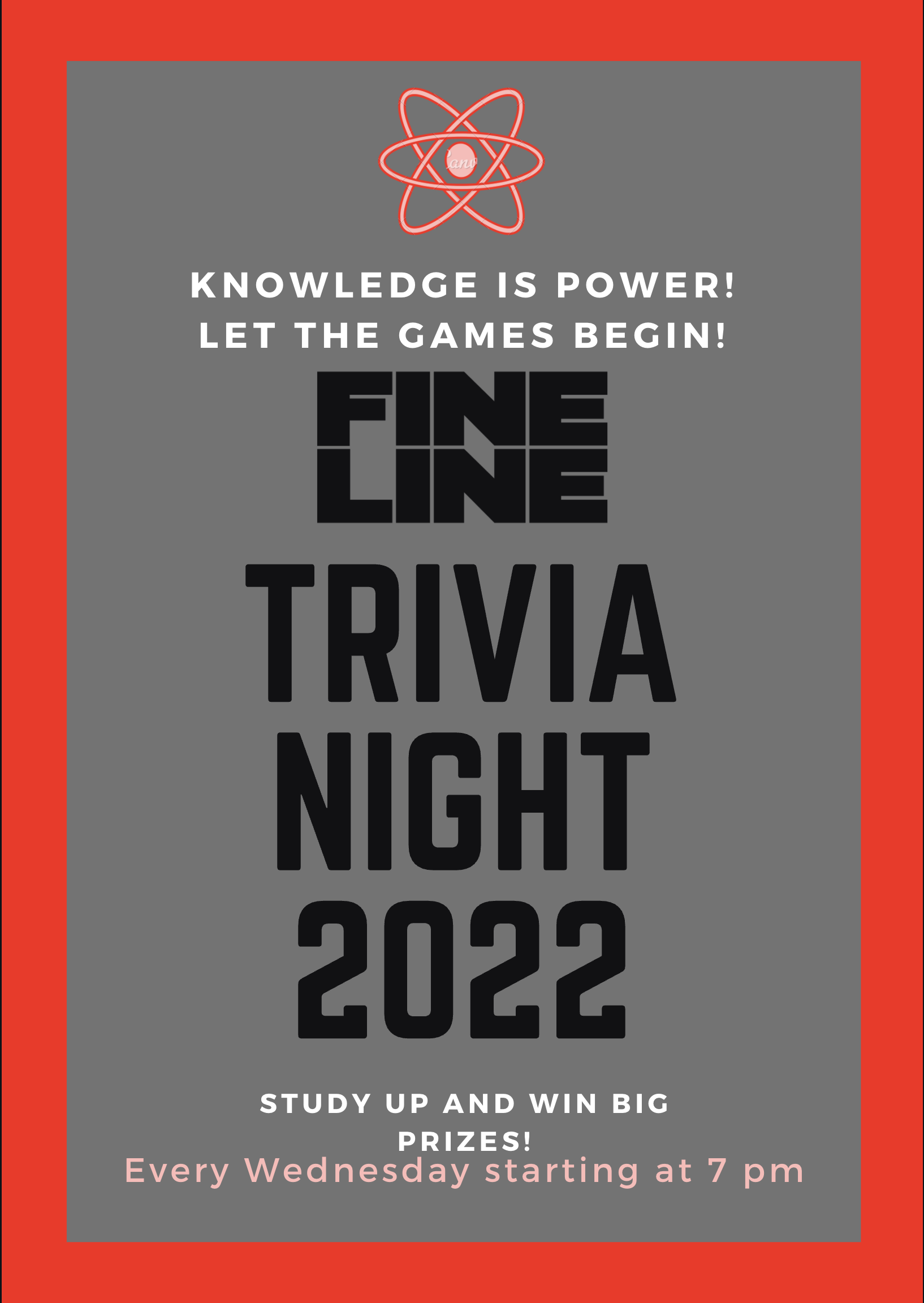 Fine Line Presents: Trivia Night! [04/06/22]
